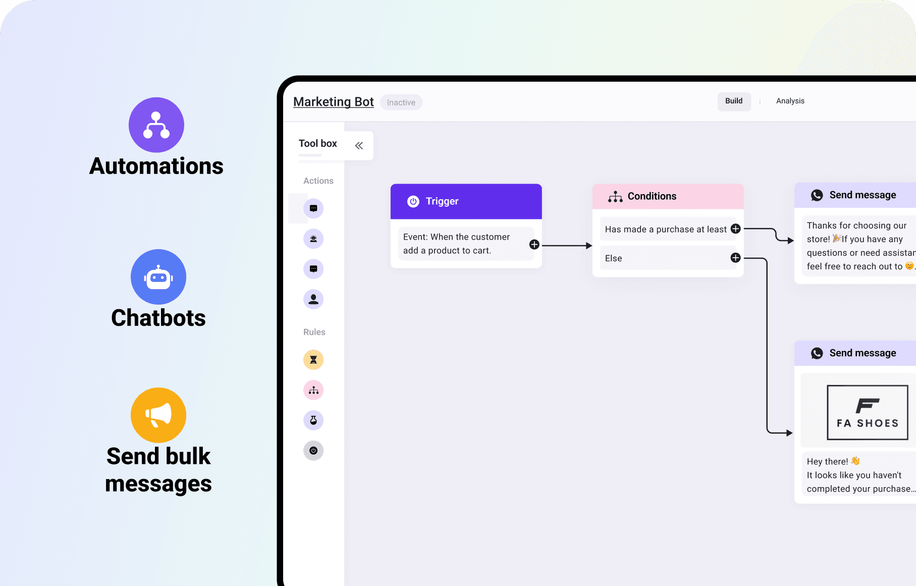 Marketing, Ventas y Soporte con YCloud WhatsApp API