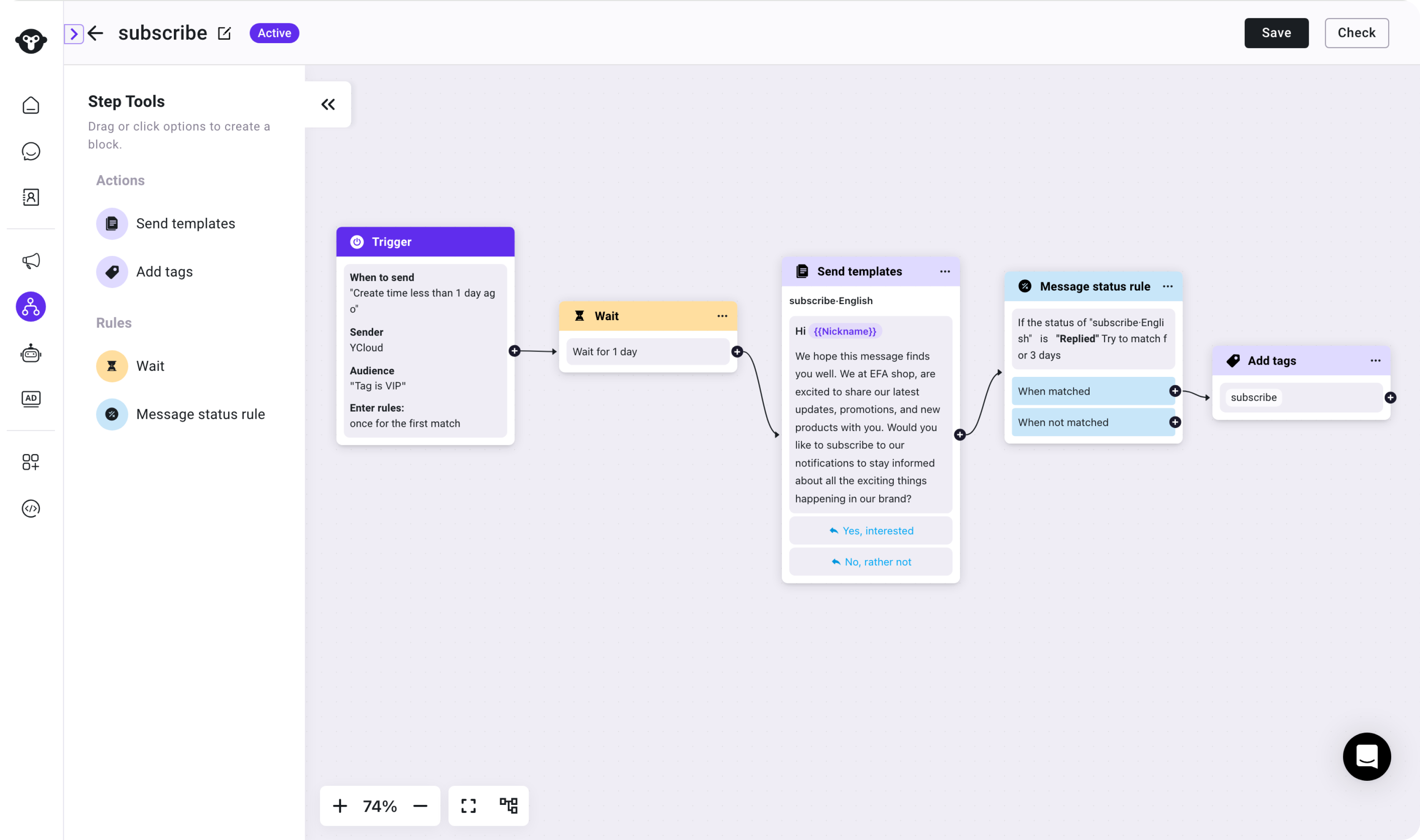 Create Complex Journeys in Minutes without Any Code