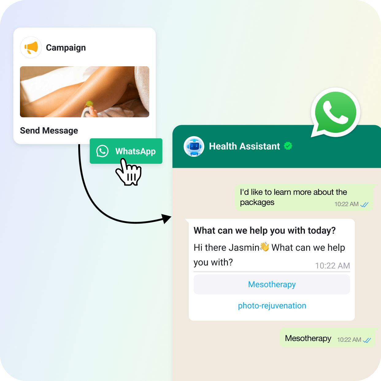 WhatsApp API para Servicios de Salud | YCloud